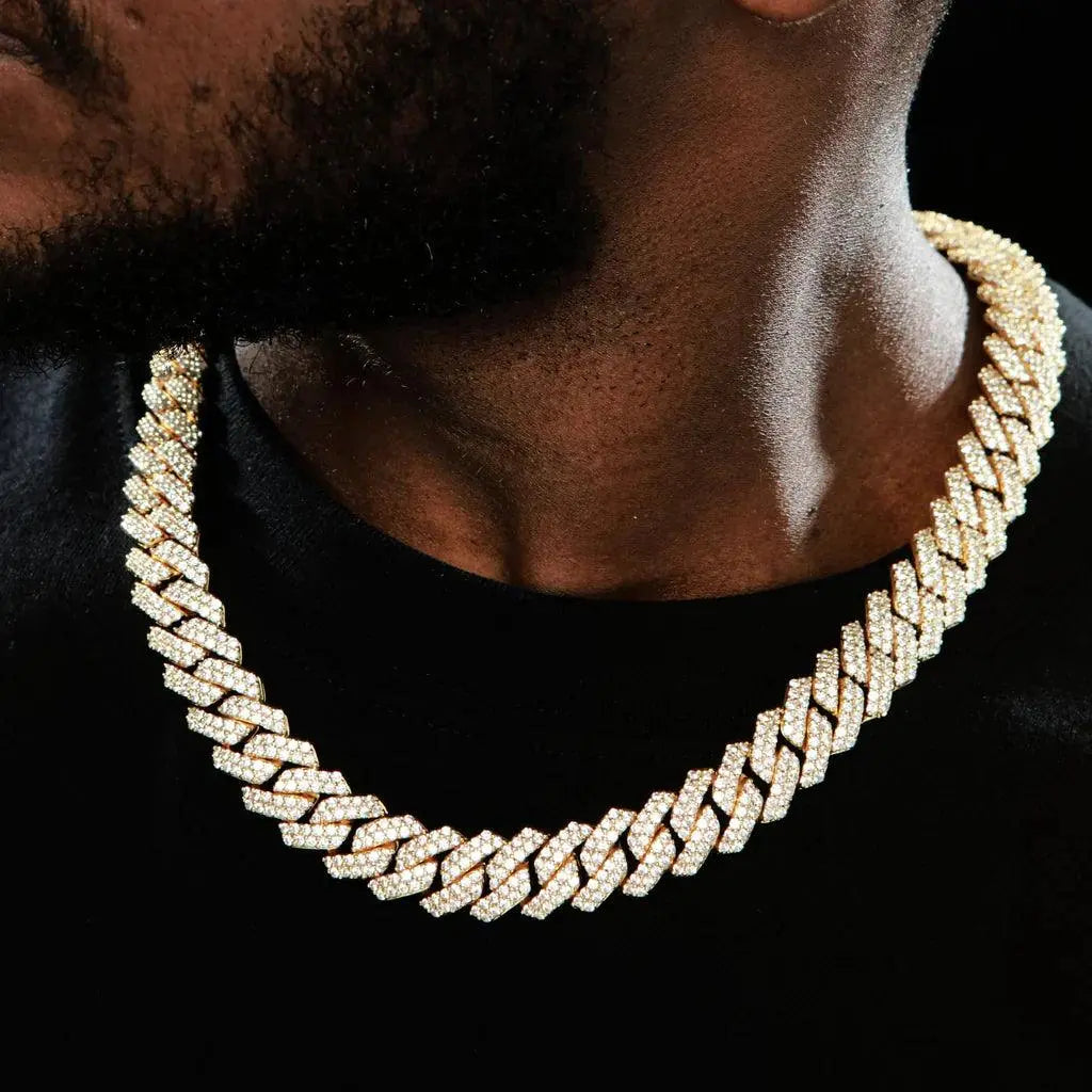 14MM ICED OUT CUBAN LINK CHAIN - Cartice™-jewelry – TryCartice