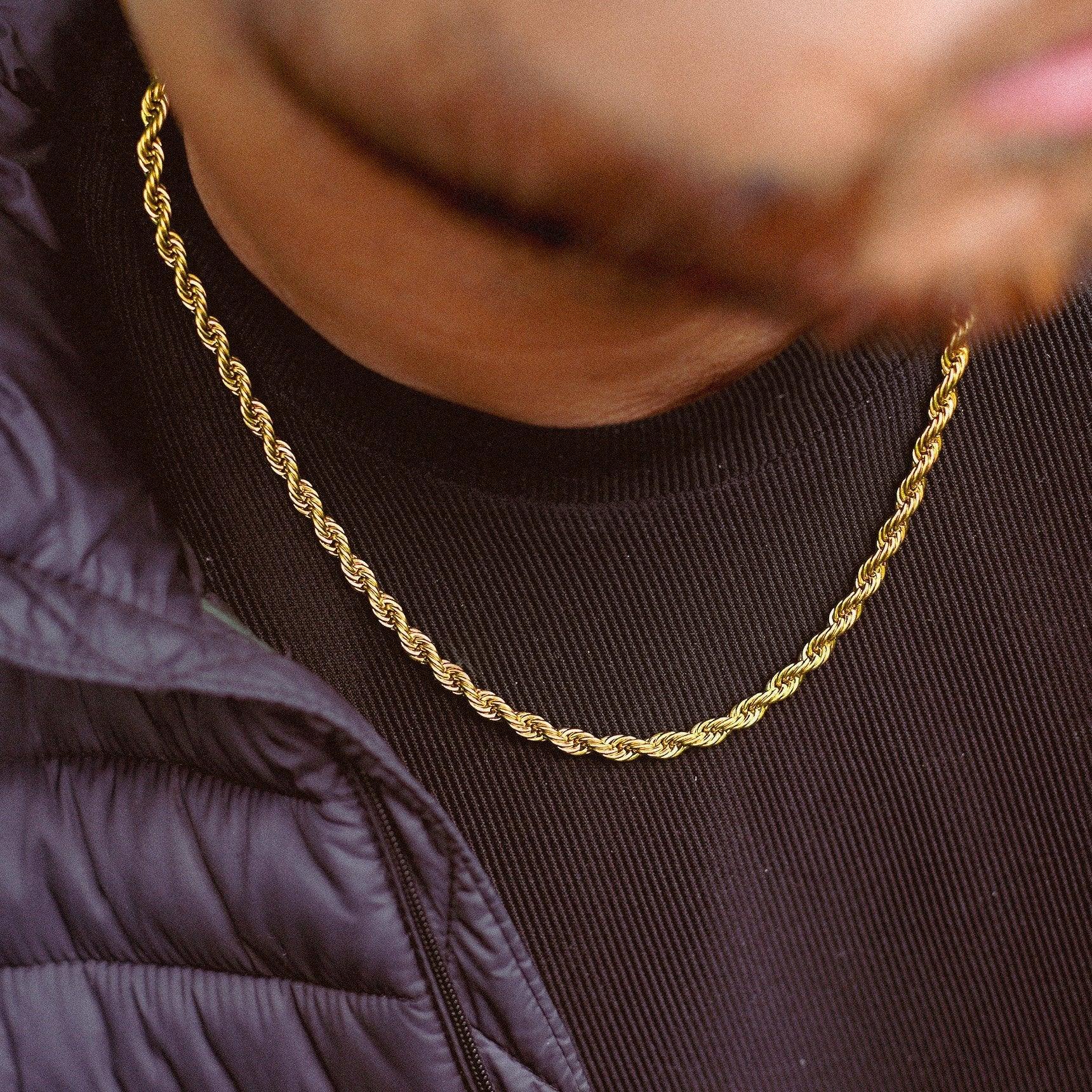 ROPE CHAIN 5MM - Gold - Cartice™-jewelry – TryCartice